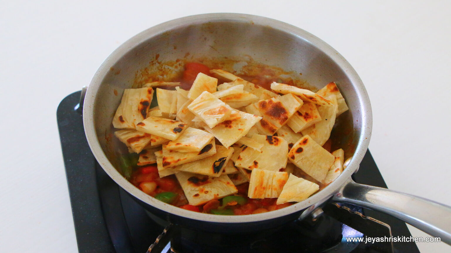 Chilli parotta recipe - Jeyashri's Kitchen