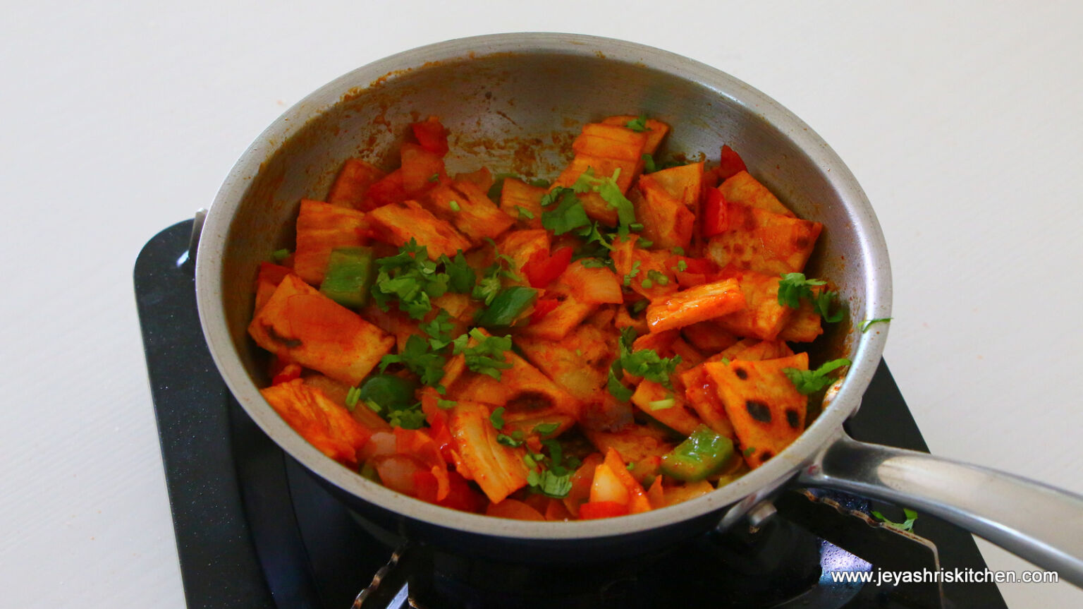 Chilli parotta recipe - Jeyashri's Kitchen