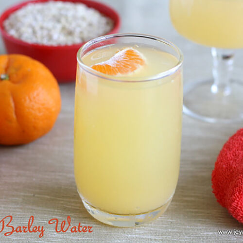 Orange barley water - Jeyashri's Kitchen