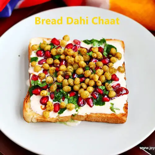 Dahi- bread Chaat - Jeyashri's Kitchen