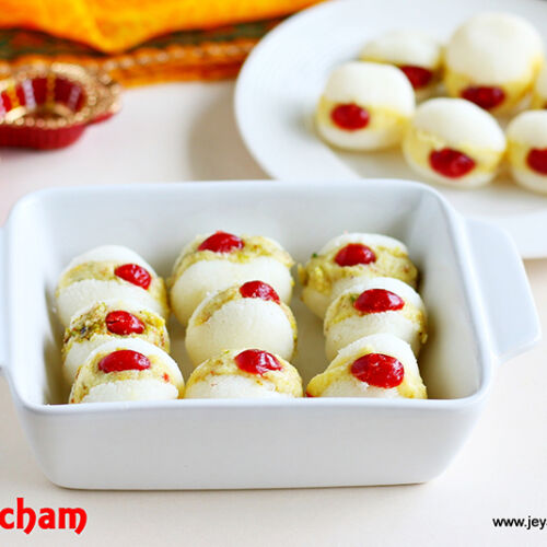 Cham cham recipe - Jeyashri's Kitchen