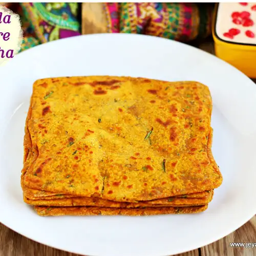 Masala square-paratha - Jeyashri's Kitchen