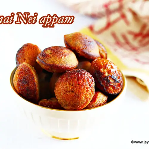 Thinai maavu Nei appam recipe - Jeyashri's Kitchen