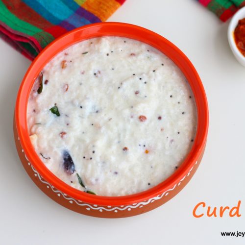 Curd poha recipe - Jeyashri's Kitchen