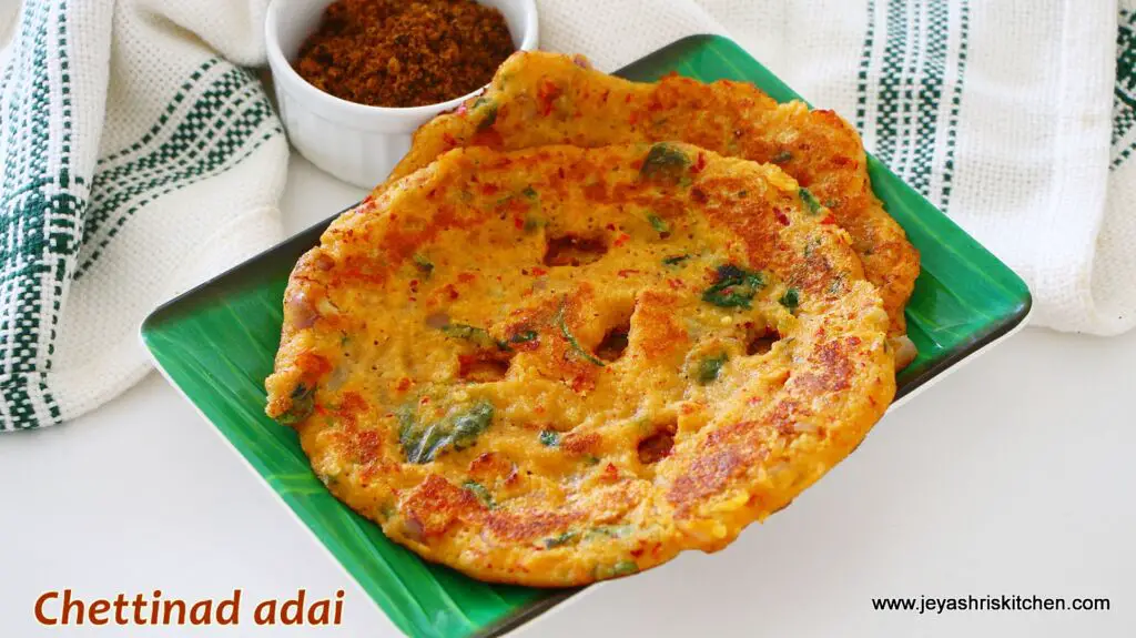 Chettinad adai recipe- adai dosai - Jeyashri's Kitchen