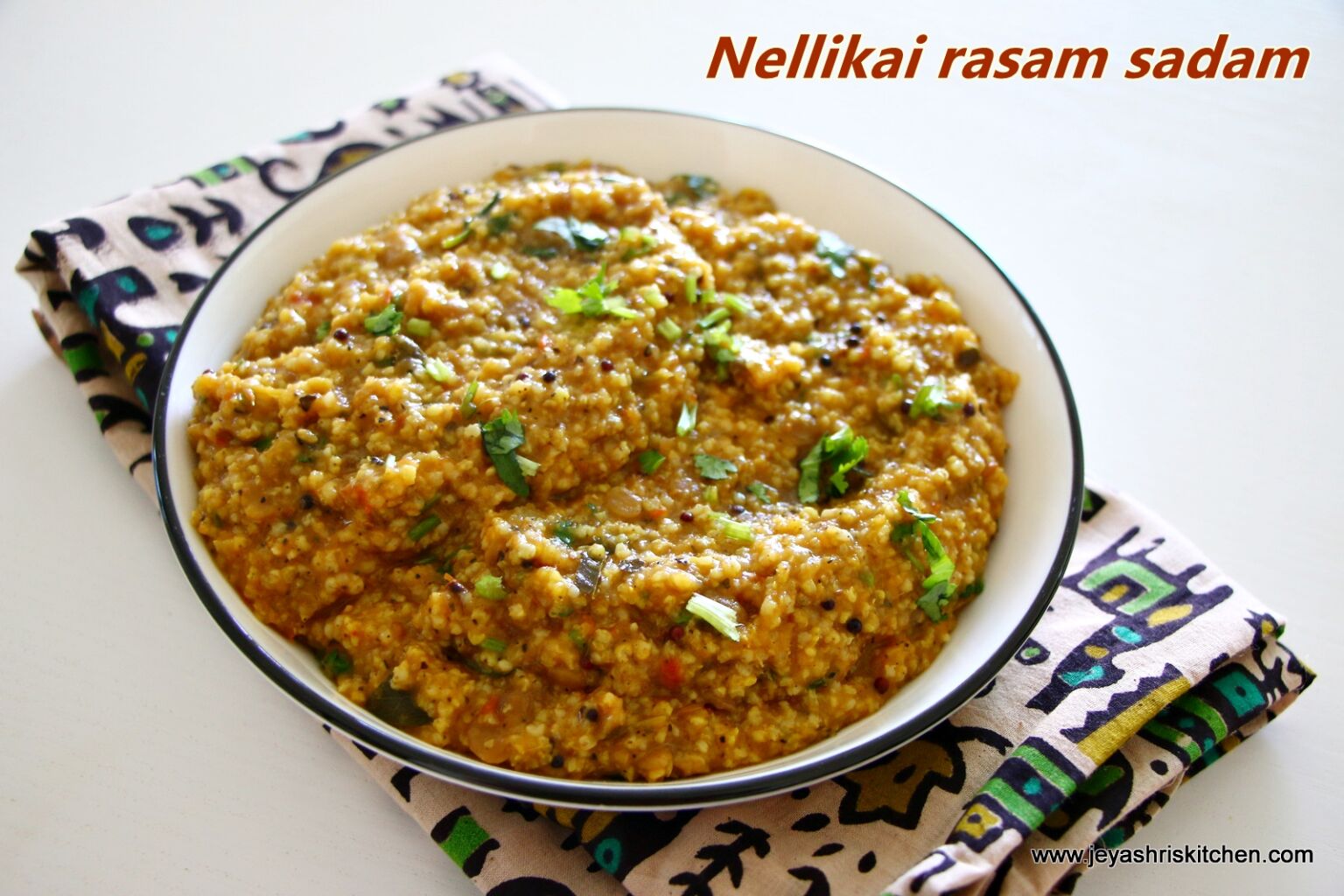 Millet Nellikai rasam sadam - Jeyashri's Kitchen